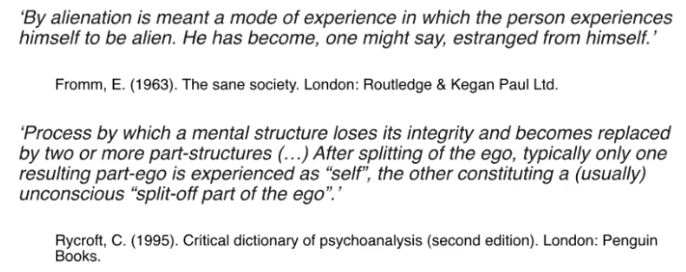 psychological splitting as a marker of alienation in children suffering ...